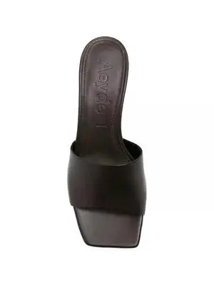 AeydĒ Jessie Square-toe Sandals - Brown