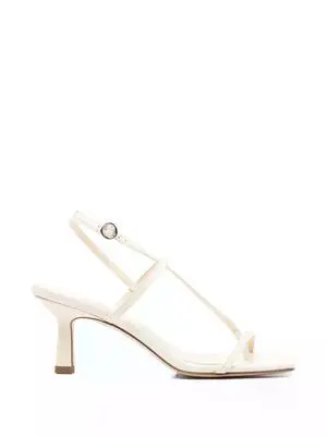 AeydĒ Elise T-strap Sandals - Neutrals