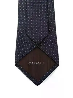 Canali Polka Dot Neck Tie