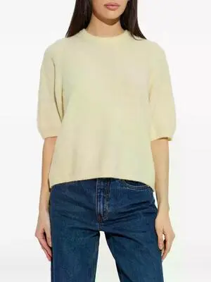 GESTUZ Alpha Short-sleeved Jumper - Neutrals