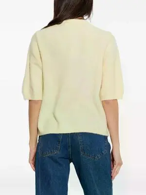 GESTUZ Alpha Short-sleeved Jumper - Neutrals