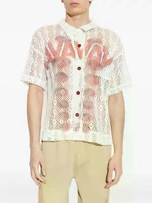 AVAVAV Mesh Button Shirt