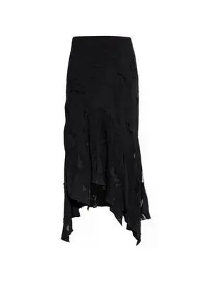 AVAVAV Frayed Hem Skirt