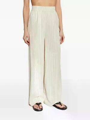 GESTUZ Pinstripe Wide Leg Trousers