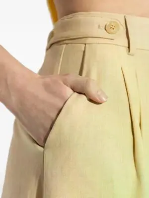 GESTUZ Button Pleated Trousers