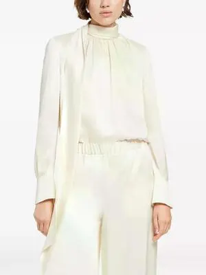 TOCCIN Veronica Long Sleeve Pussy-bow Blouse
