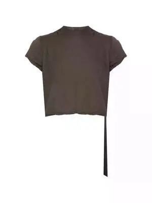 Rick Owens Cropped Small Level T-shirt - Brown