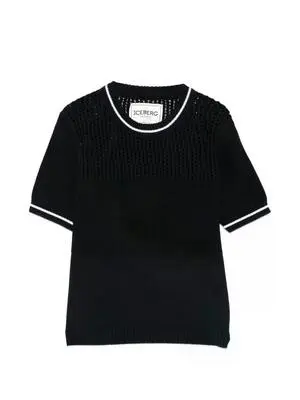 Iceberg Open-knit T-shirt