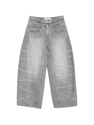 FENG CHEN WANG Cotton Wide Leg Jeans