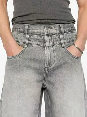 FENG CHEN WANG Cotton Wide Leg Jeans