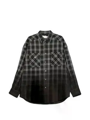 FENG CHEN WANG Checked Pocket Shirt