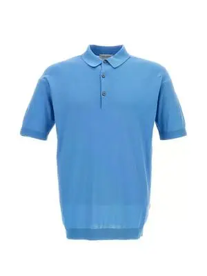 John Smedley Adrian Polo Shirt - Blue