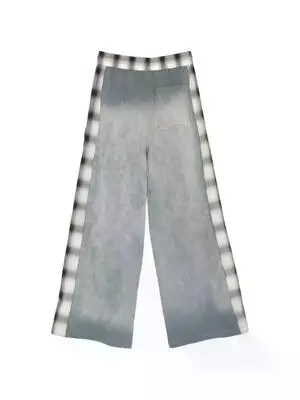 FENG CHEN WANG Plaid Drawstring Track Pants