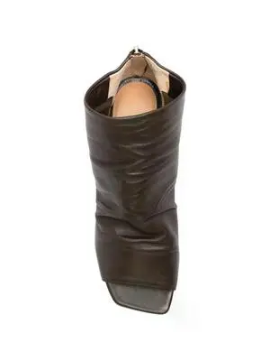 THE SELLER Square Open-toe Boots