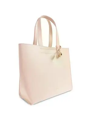 Furla Top Handle Tote Bag With Charm - Pink