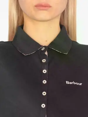 Barbour Embroidered-logo Polo Shirt - Blue