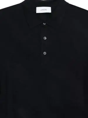 LARDINI Button Polo Shirt - Blue