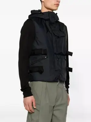 Junya Watanabe Zip-fastening Gilet - Blue