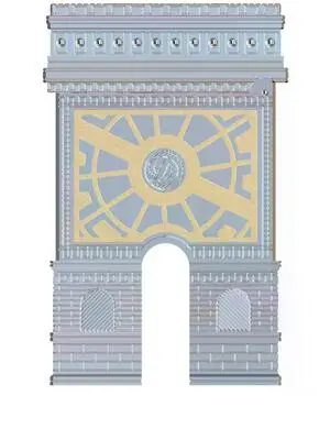 S.t. Dupont Loves Paris Lighter - Silver