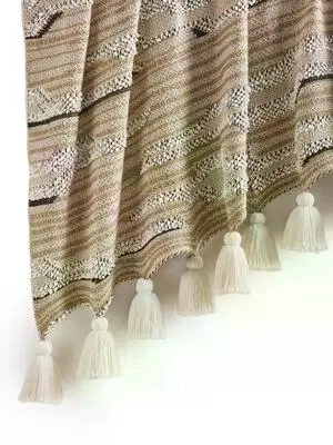 SOHO HOME Cloud Knitted Tassel-detail Throw