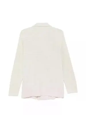 MANUEL RITZ Double-breasted Knit Blazer - Neutrals