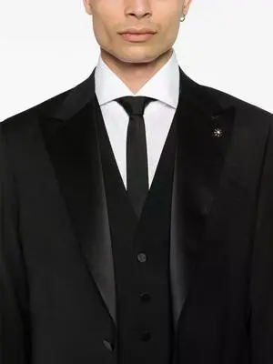 MANUEL RITZ Long-sleeve Buttoned Suit - Black