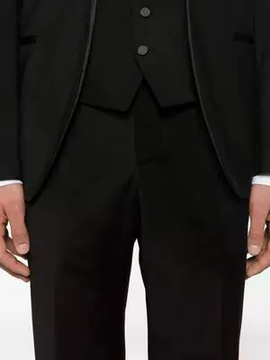 MANUEL RITZ Long-sleeve Buttoned Suit - Black