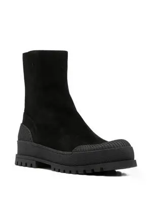 AQUAZZURA Rugged Suede Boots - Black