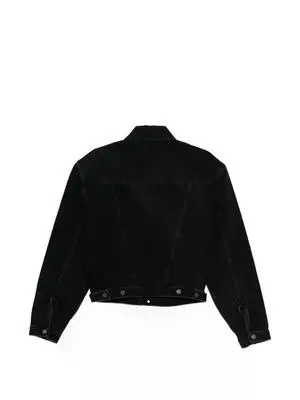 ENTIRE STUDIOS Shrunken Denim Jacket - Black