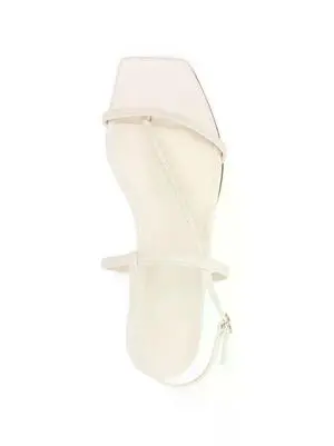 AeydĒ Strappy Flat Sandals - White