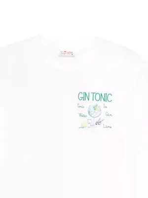 MC2 SAINT BARTH Portofino Graphic-print T-shirt - White