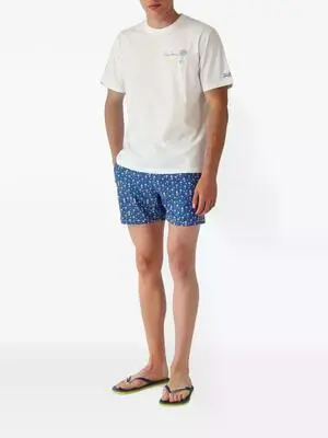 MC2 SAINT BARTH Glass Gin Please Cotton T-shirt - White
