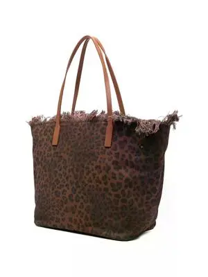 MC2 SAINT BARTH City Fringed-detail Tote Bag - Brown