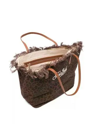 MC2 SAINT BARTH City Fringed-detail Tote Bag - Brown