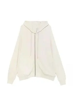 Rick Owens Zip-up Hoodie - Neutrals