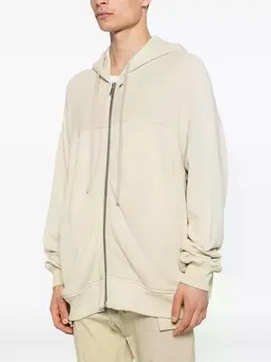 Rick Owens Zip-up Hoodie - Neutrals