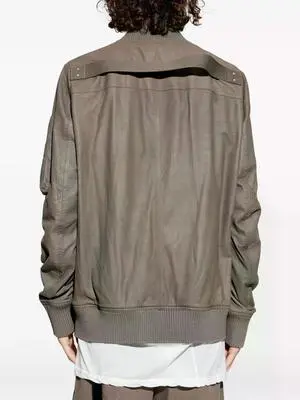 Rick Owens Classic Flight Leather Jacket - Brown