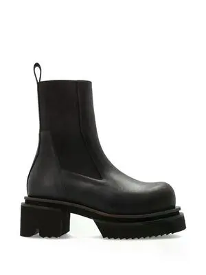 Rick Owens Temple Beatle Bogun Ankle Boots - Brown