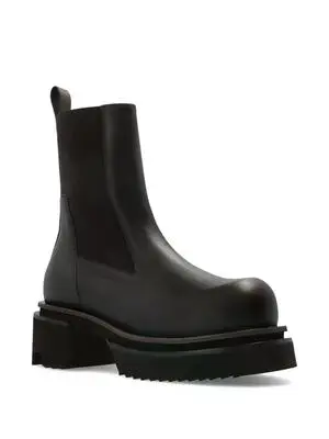 Rick Owens Temple Beatle Bogun Ankle Boots - Brown