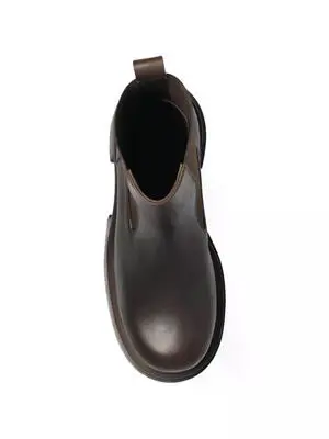 Rick Owens Temple Beatle Bogun Ankle Boots - Brown