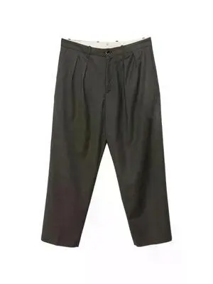 NINE:INTHE:MORNING Kai Pleated Trousers - Brown