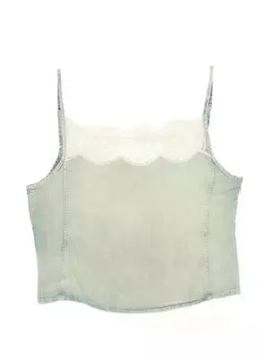 DIESEL® Lace-trimmed Top - Neutrals