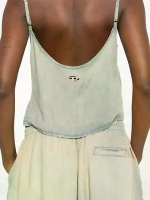 DIESEL® Lace-trimmed Top - Neutrals