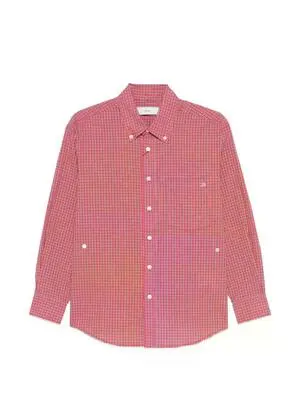 DUNST Checked Pattern Button-fastening Shirt - Red