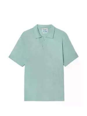 MC2 SAINT BARTH Jeremy Polo In Terry-effect Cotton - Green