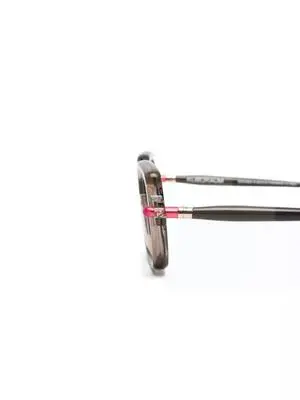 KUBORAUM Maske P4 Square-frame Sunglasses - Brown