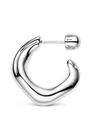 MARIA BLACK Anil Wavy Hoop Earring - Silver