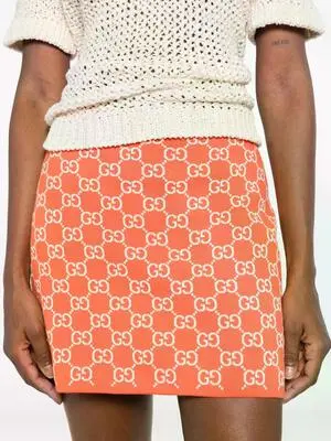 Gucci Patterned Mini Skirt