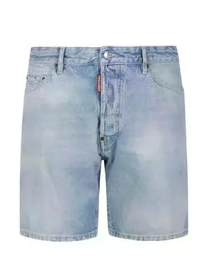 Dsquared2 Five-pocket Denim Shorts - Blue