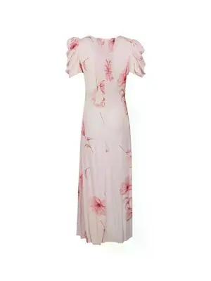 MAR DE MARGARITAS Kristel Floral Dress - Pink